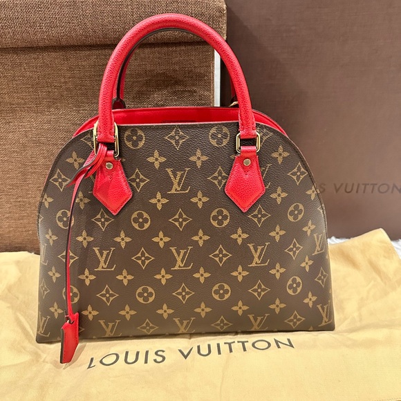 Bags | Louis Vuitton Alma Bb Red | Poshmark